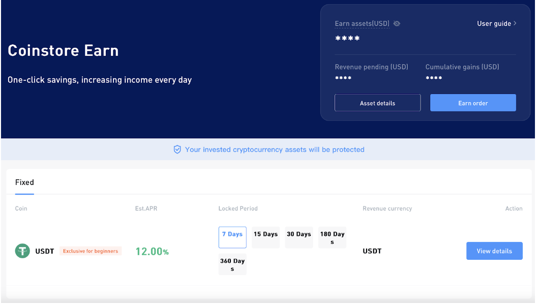 What Is Coinstore Earn and How to Use It? – Help Center