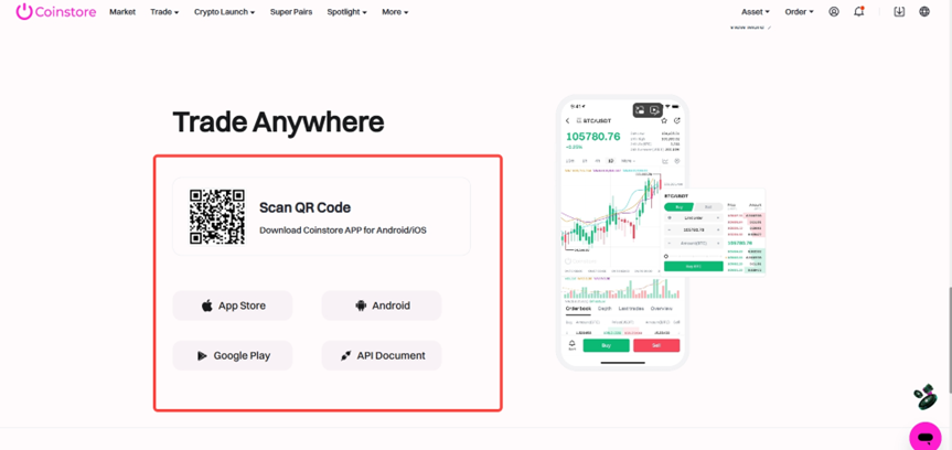 Coinstore How to Download the App – Help Center