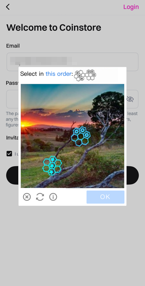 Coinstore Account Registration (APP) – Help Center
